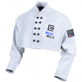 Blue Max Leather Welding Jacket - Bolero Style | Elliotts Australia