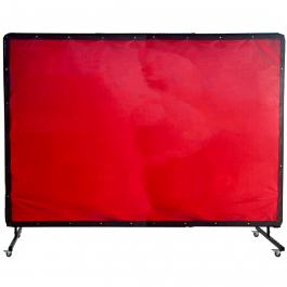 Welding Frame & Screen 1800 x 2600mm (Red) | Elliotts Australia